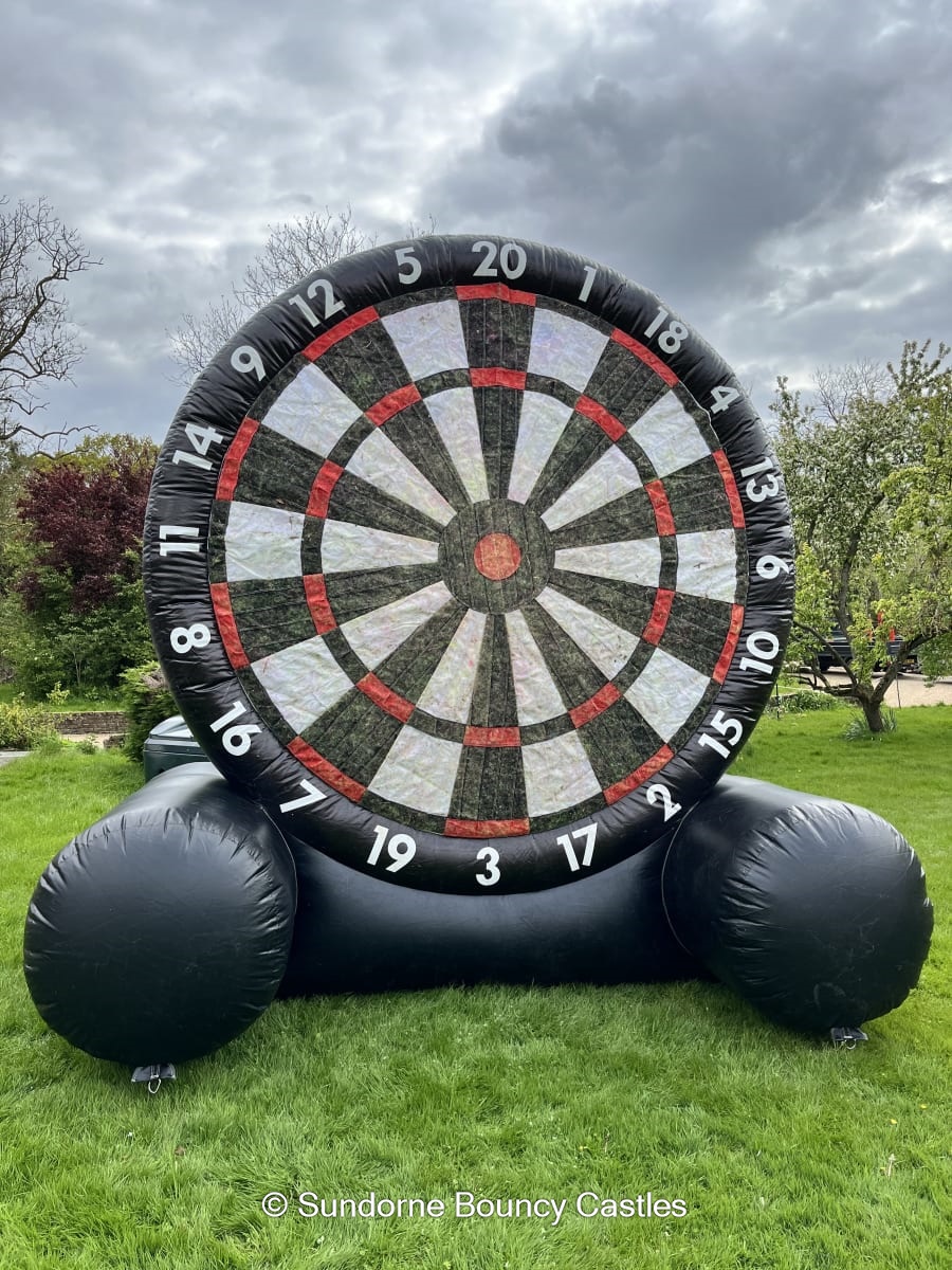 Hire a 4-Metre Velcro Dartboard | Football Darts & Games in Bedford