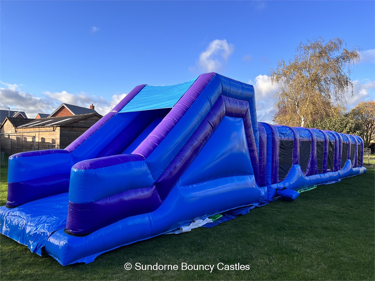 Inflatable Obstacle & Assault Course (3 parts, 65ft) - Bouncy Castle ...