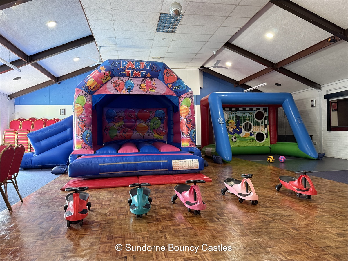 Cotton End Village Hall Bouncy Castle - The Party Doctors