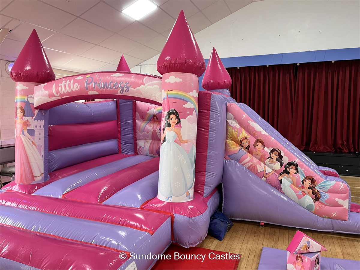 Princess Bouncy Castle & Slide Hire – Magical Birthday Fun in Bedford