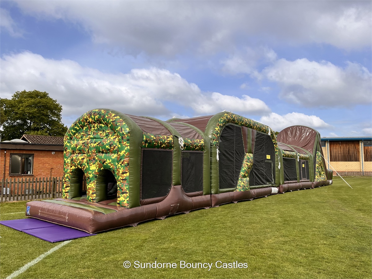 100ft Army Assault & Obstacle Course Hire - Bedfordshire & St Neots